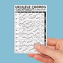 Amazon.com: Ukulele Chords Cheatsheet Laminated and Double Sided Pocket ...