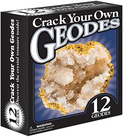 Break Open 12 Geodes – Geode Kit with 12 Premium, Break Your Own Geodes ...