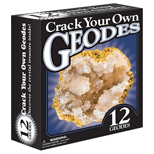 Break Open 12 Geodes – Geode Kit with 12 Premium, Break Your Own Geodes ...