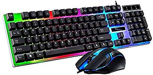 سعر SOONGO G21B Keyboard Wired USB Gaming Mouse Flexible Polychromatic ...