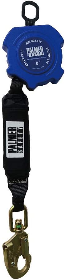 Amazon.com: Palmer Safety SRD 8 FT. Self Retracting Lifeline I ...