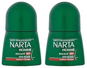 Amazon.com : Narta - Déodorant Homme Bille Anti-Transpirant Classique ...