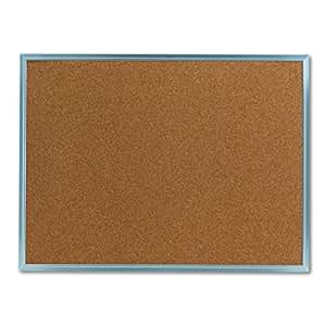 Amazon.com : Universal Bulletin Board, Natural Cork, 24" x 18, Satin ...