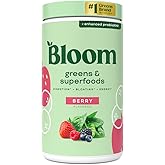 Bloom Jugo Verde en Polvo Sabor Berry 136 Gramos 25 Servicios : Amazon ...