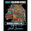 Amazon.com: 1: Adult Coloring Books: Animal Mandala Designs and Stress Relieving Patterns for ...