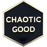 Amazon.com: Pinsanity Chaotic Neutral Enamel Lapel Pin : Clothing ...