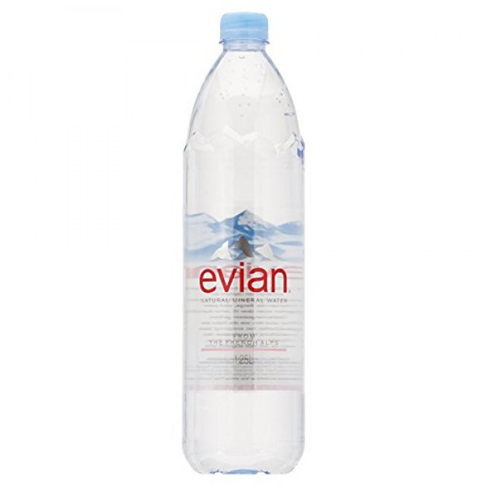 How Big Is An Evian Bottle In Inches at Amanda Unger blog