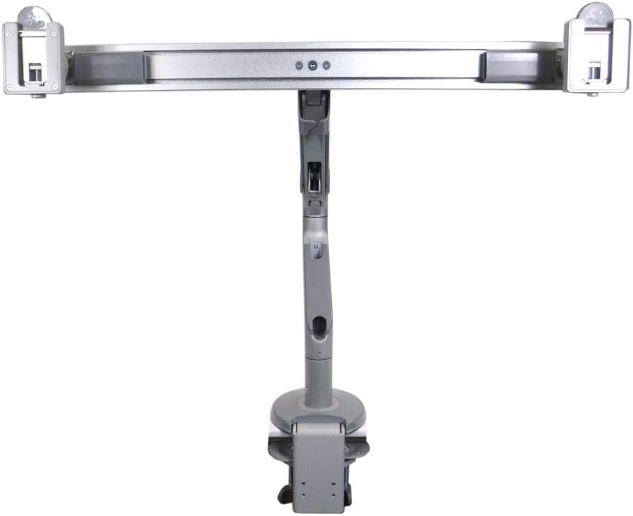 HumanScale M8 Dual Monitor Arm with Crossbar with Integrated Clamp ...