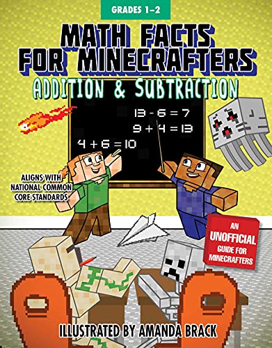 Math Facts for Minecrafters: Addition and Subtraction (Math for ...