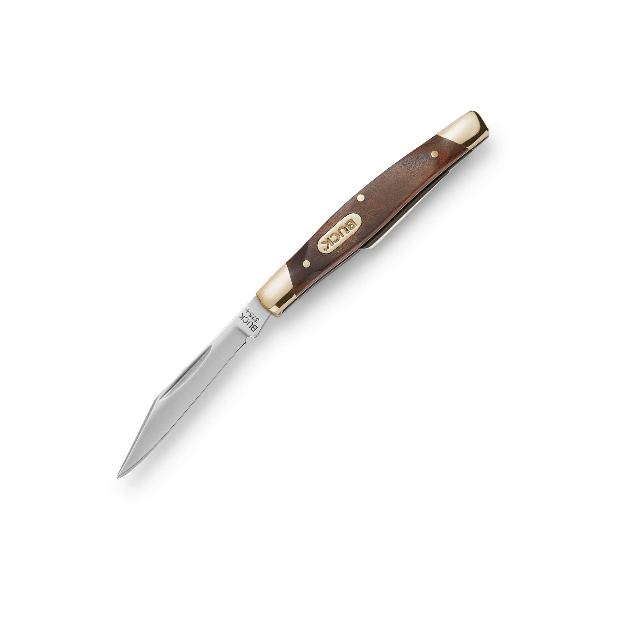 Buck Knives 375 Deuce 2-Blade Folding Pocket Knife With Wood Handle on ...