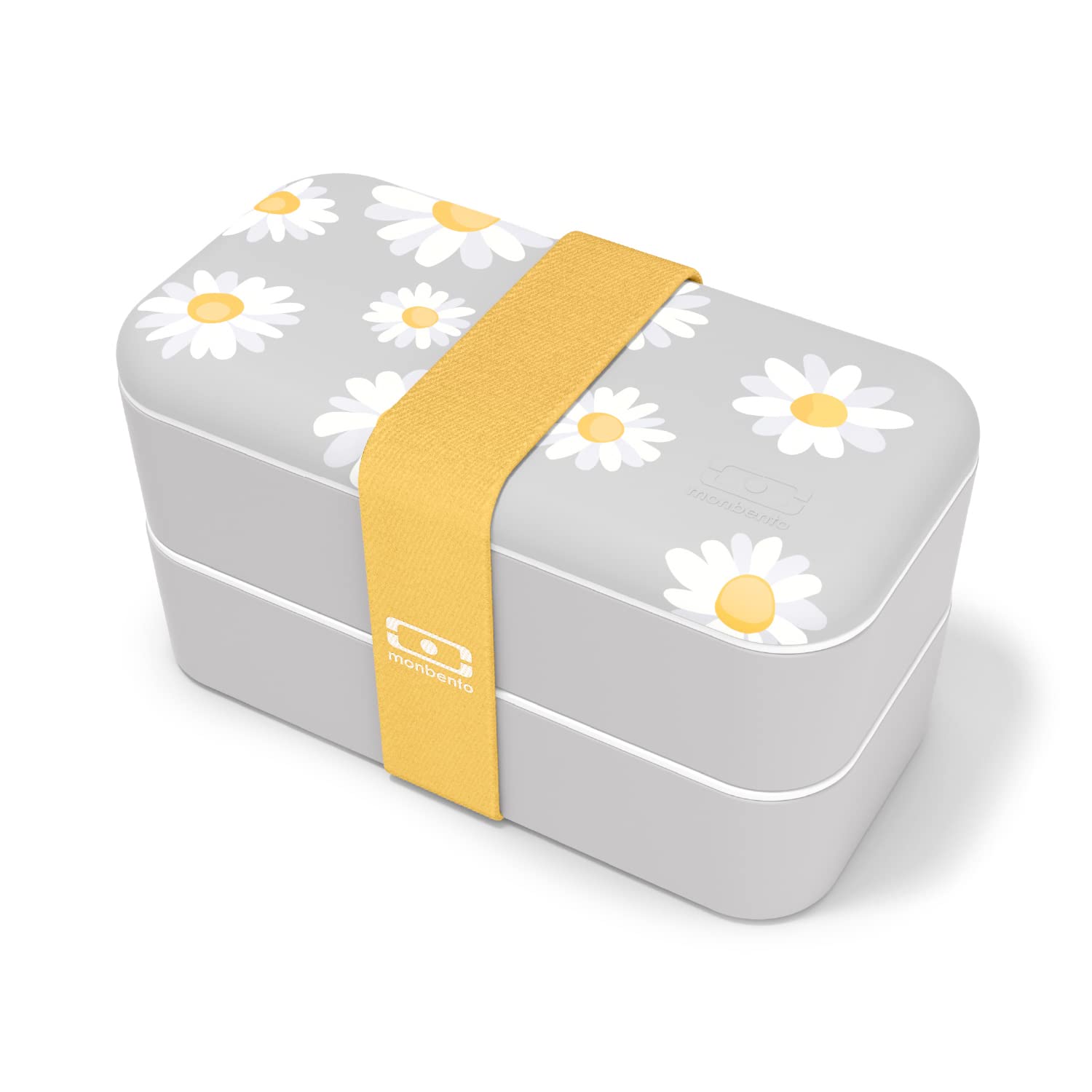 monbento - Bento Box MB Original Daisy with Compartments - Yellow Daisy ...