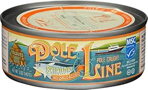 Amazon.com : Pole And Line, Tuna Skipjack No Salt Added, 5 Ounce ...
