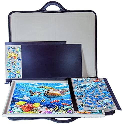 Jigthings - Jigsort 500 - Jigsaw Puzzle Board with Carry Case for ...