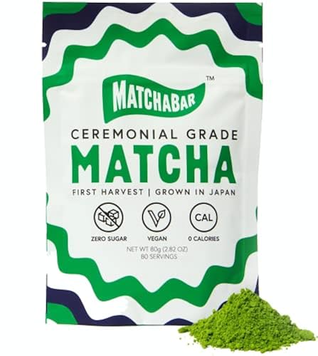 MATCHABAR Ceremonial Grade Matcha Green Tea Powder (80g Pouch ...
