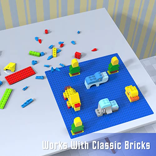 GUDI Classic Baseplate for Building Blocks, Creative Baseplate 10”x 10 ...