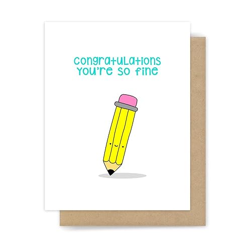 Amazon.com: Congratulations Card Funny Congrats Pun Handmade Greeting ...
