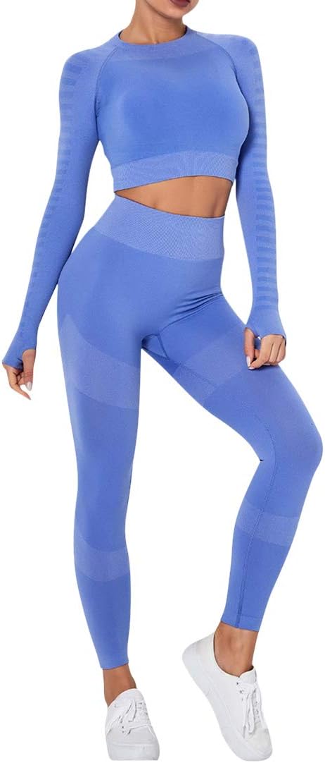 OEAK Sportpak voor dames, joggingpak, sportsets, broek en buikvrije ...