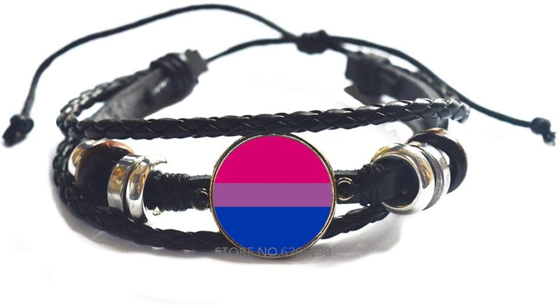 Amazon.com: Bisexual Pride Bracelet, Bisexual Bangle, Bisexual Jewelry, Bisexual Gifts, Bisexual ...