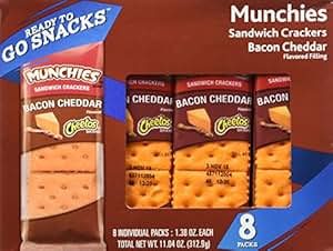 Amazon.com: Munchies Sandwich Crackers Bacon Cheddar (2 Pack)