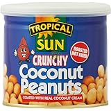 Tropical Sun Crunchy Coconut Peanuts 330 g (Pack of 6): Amazon.co.uk ...