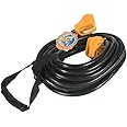 Amazon.com: Camco PowerGrip 50-Ft 30-Amp Camper/RV Extension Cord | Standard 30-Amp Male and 30 ...
