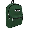 Amazon.com | Everest Luggage Basic Backpack, Dark Green, Medium | Kids' Backpacks
