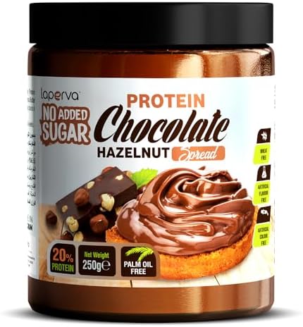 Laperva Protein Chocolate Hazelnut Spread - High Protein, No Added ...