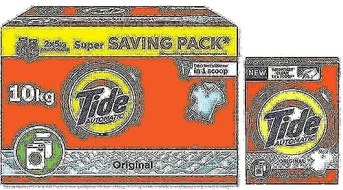 Tide Automatic Laundry Powder detergent Savings Bundle - 12.5 KG (10KG ...