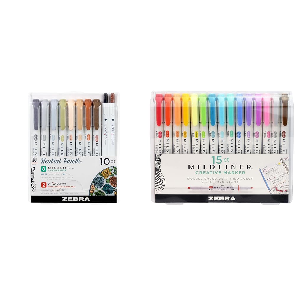 Mua Zebra Pen Neutral Palette Set, Includes 8 Mildliner Highlighters ...