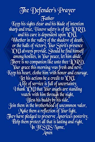 Amazon.com: The Defender's Prayer For Him - Airman Journal: 6x9 Blank ...