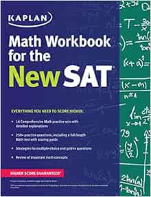 Amazon.com: Kaplan Math Workbook for the New SAT (Kaplan Test Prep ...