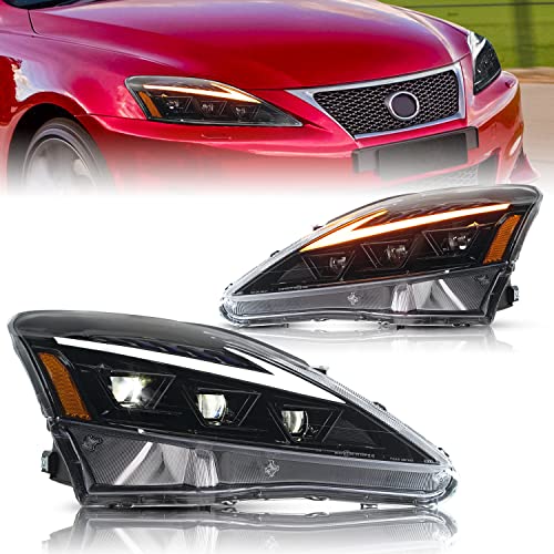 Archaic LED Headlights Assembly for 2006-2012 Lexus IS250/IS350/ISF ...