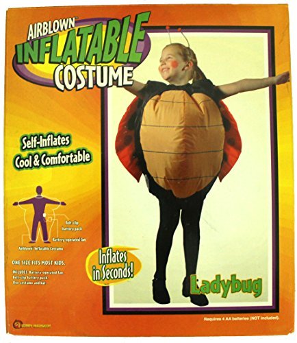 Gemmy Airblown Inflatable Costume - Child Girls Ladybug - Want It All