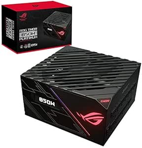 ASUS ROG Thor RGB 850W 80 Plus Platinum ATX Power Supply: Power ...