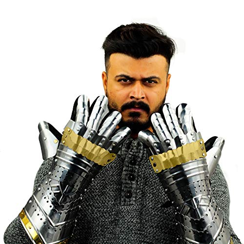 Nagina International Medieval Warrior Steel Gothic Knight Style Warrior ...