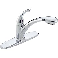 Delta Faucet Signature Single-Handle Kitchen Sink Faucet with Pull Out ...