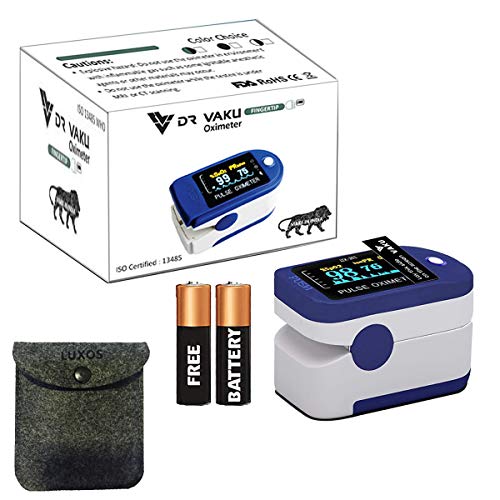 DR VAKU® Pulse Oximeter Fingertip Blood Oxygen SpO2 Heart Rate Monitor ...