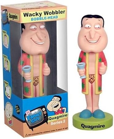 Amazon.com: Quagmire in Leopard Undies from Family Guy Nodders Funko ...