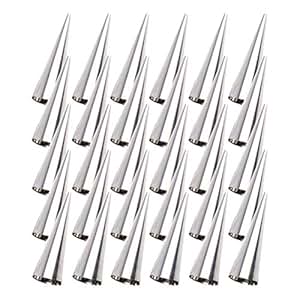 Amazon.com: Tebery 30 Pcs Lady lock forms, Stainless Steel Pastry Cream ...