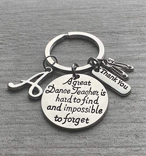 Amazon.com: Personalized Dance Teacher Keychain - Dance Jewelry ...