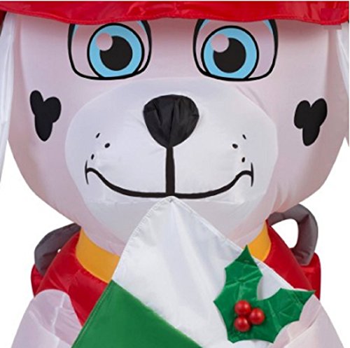 Paw Patrol Christmas Airblown Inflatable Marshall Holiday Decor 4Ft ...
