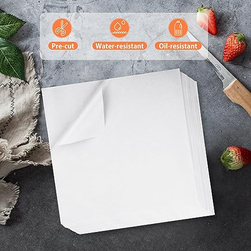 Freezer Paper For Meat 5000 Sheets] 12x12" Deli Wax Sheets Sandwich ...