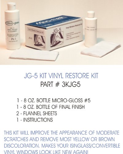 Micro-Mesh Vinyl Window Restoral Restore Kit JG-5 - MasterBasser