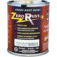 Amazon.com: Zero Rust 62SP Black Rust Inhibitive Coating 12oz Aerosol ...