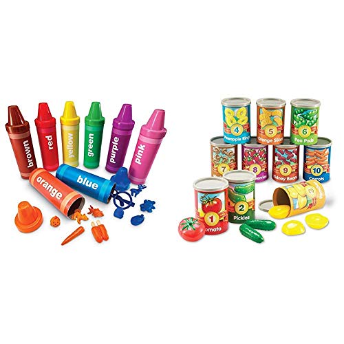 Learning Resources Rainbow Sorting Crayons,, 56 Pieces & One to Ten ...