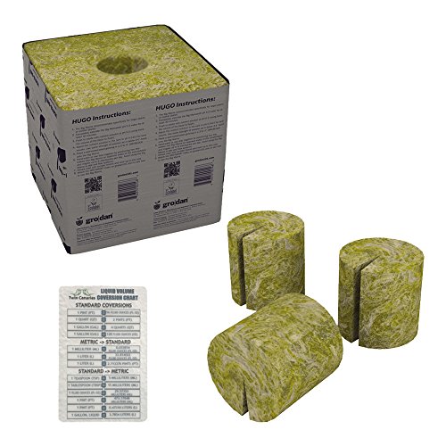 Buy Grodan Hugo GRO-Block, 6" x 6" x 5.8", with Hole 40/40, (1 Piece ...