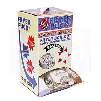 Amazon.com: Fryer Puck Fryer Boil-Out Deep Fryer Cleaner Tablet (30 ...