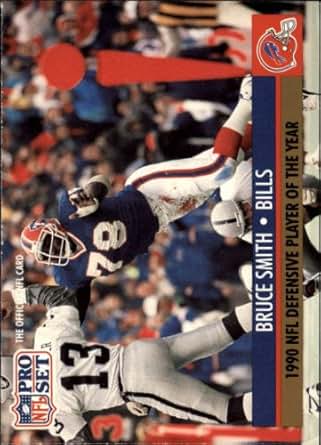 Amazon.com: 1991 Pro Set Football Card #6 Bruce Smith Near Mint/Mint ...