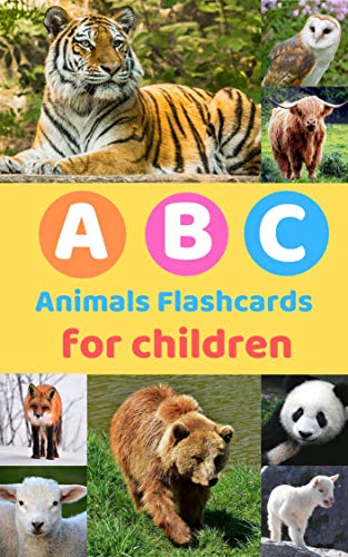 ABC Animals Alphabet Flash Cards for kids : Learn the English Alphabet ...
