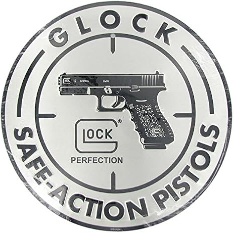 Glock Perfection OEM Safe Action Aluminum Sign, Hunting Signs - Amazon ...